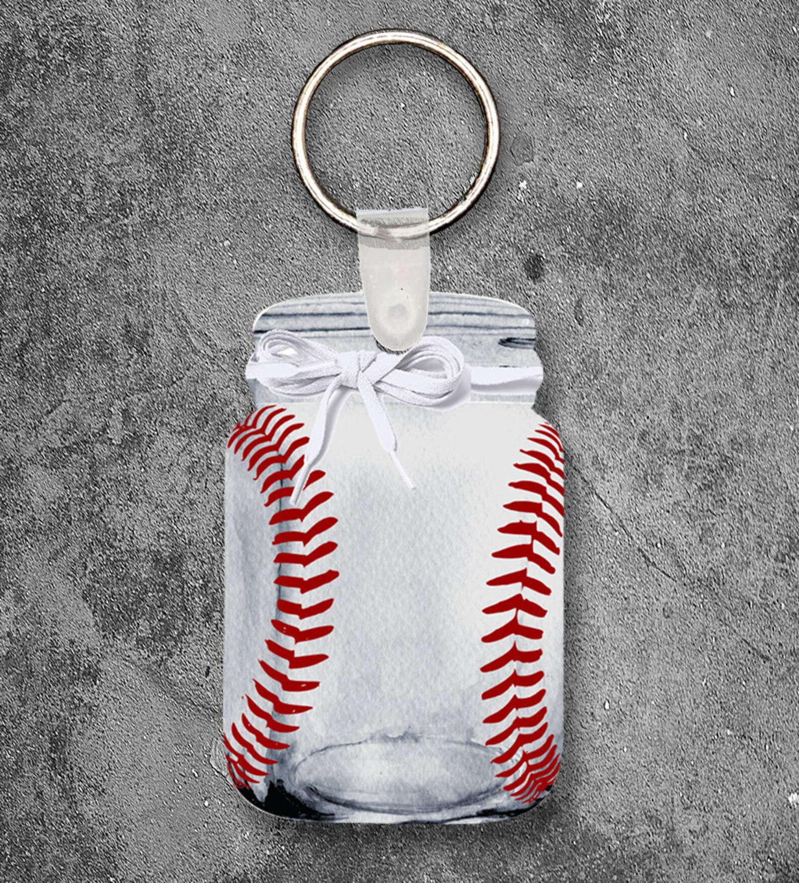 Baseball Mason Jar Key Chain Designs Key Chain Sublimation - Etsy