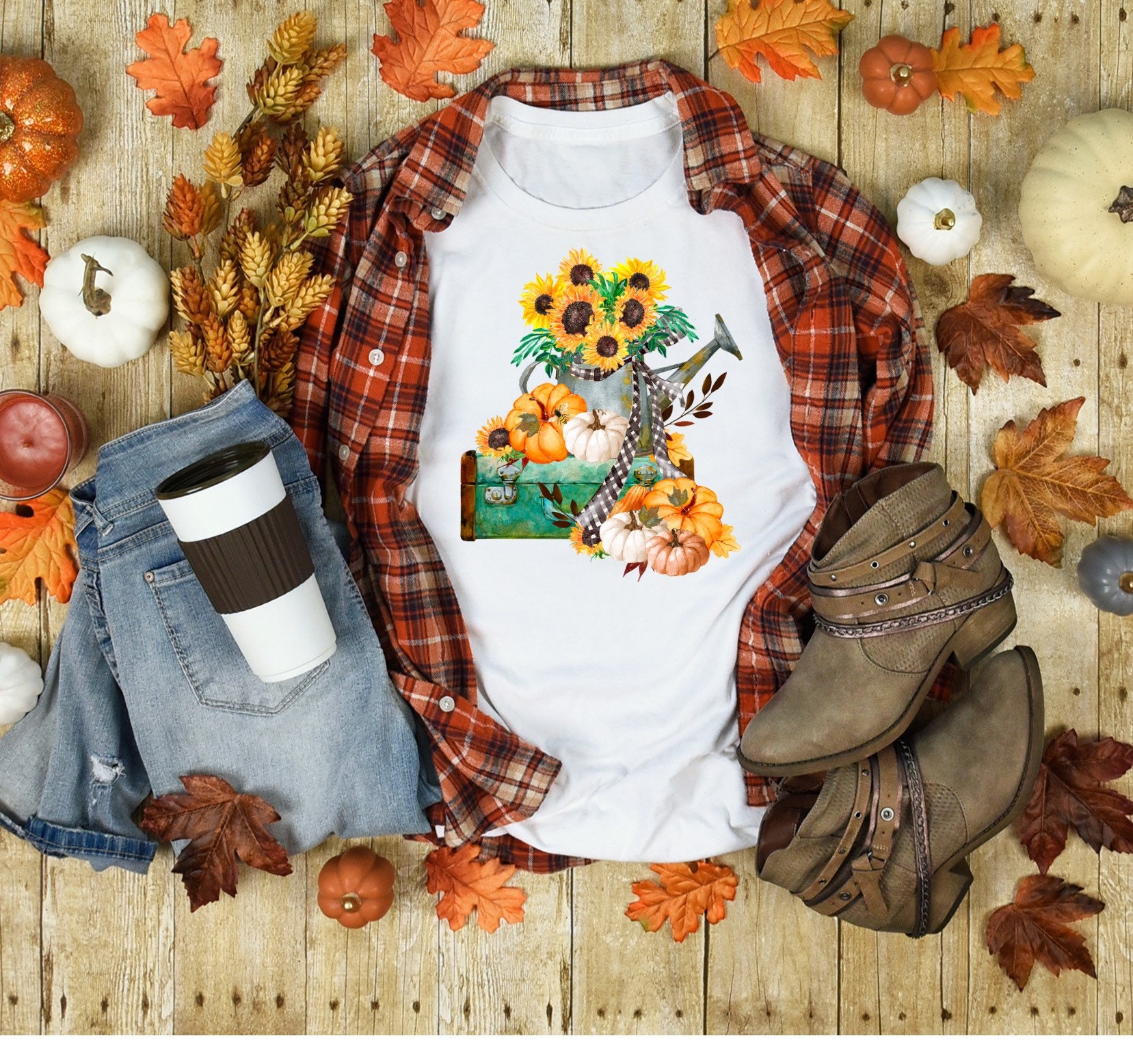 Fall Suitcase PNG Sunflower Png Sublimation Designs Fall - Etsy