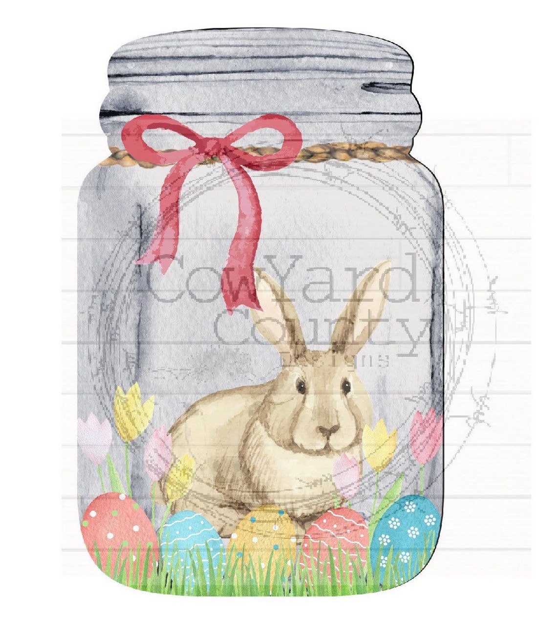 Easter Bunny Mason Jar Png Mason Jar Door Hangers Easter - Etsy