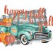 Happy Fall Y'all Truck Design Truck With Pumpkins Fall | Etsy