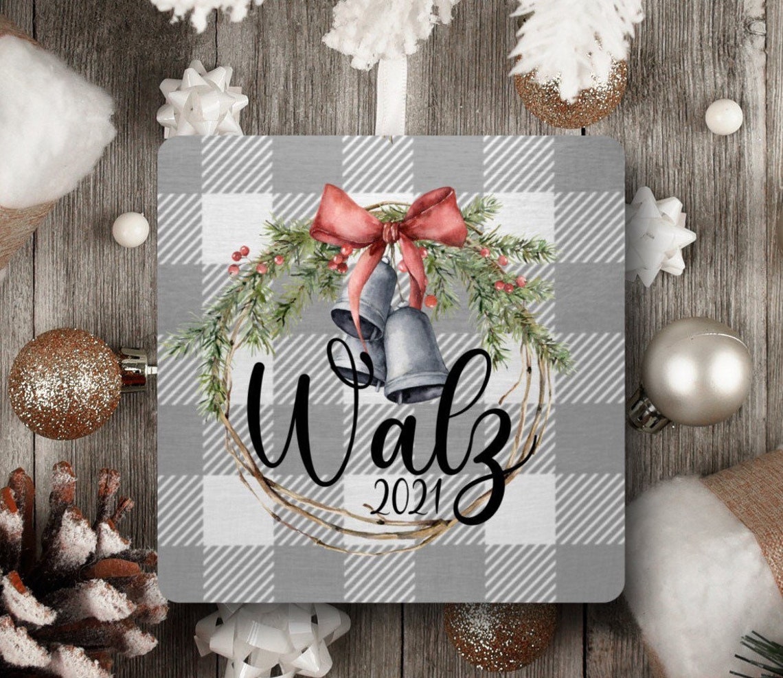 Christmas Wreath Square Ornament Ornament Designs Christmas - Etsy