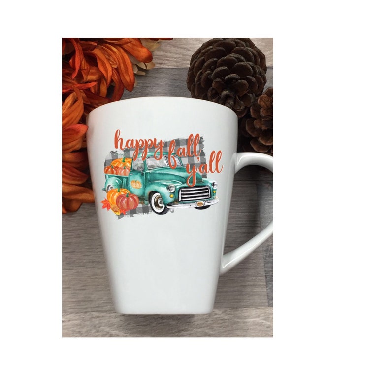 Happy Fall Y'all Truck Design Truck With Pumpkins Fall | Etsy