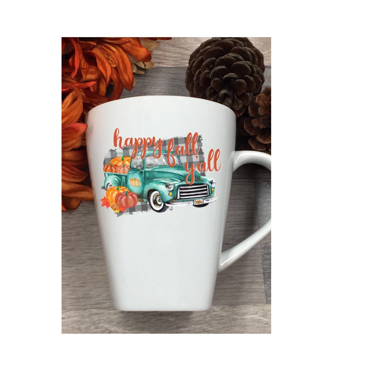 Happy Fall Y'all Truck Design, Truck With Pumpkins, Fall Sublimation ...