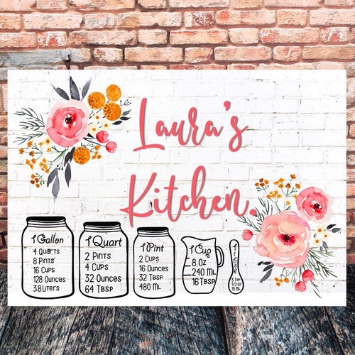 Measurement Cutting Board Design Kitchen Sublimation Images - Etsy