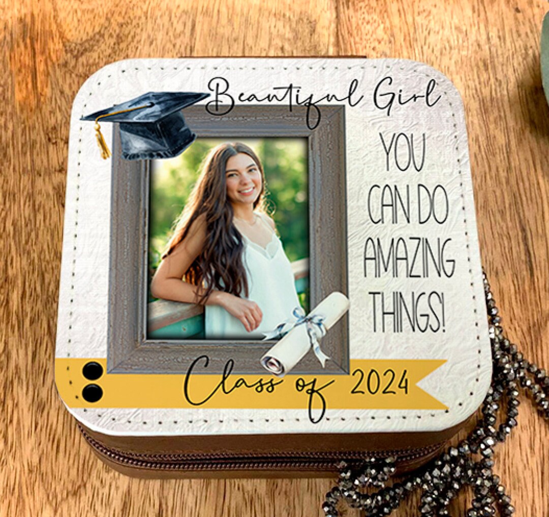 Gold Graduation Jewelry Box Design, DIGITAL DESIGN, Jewelry Png, Spring ...