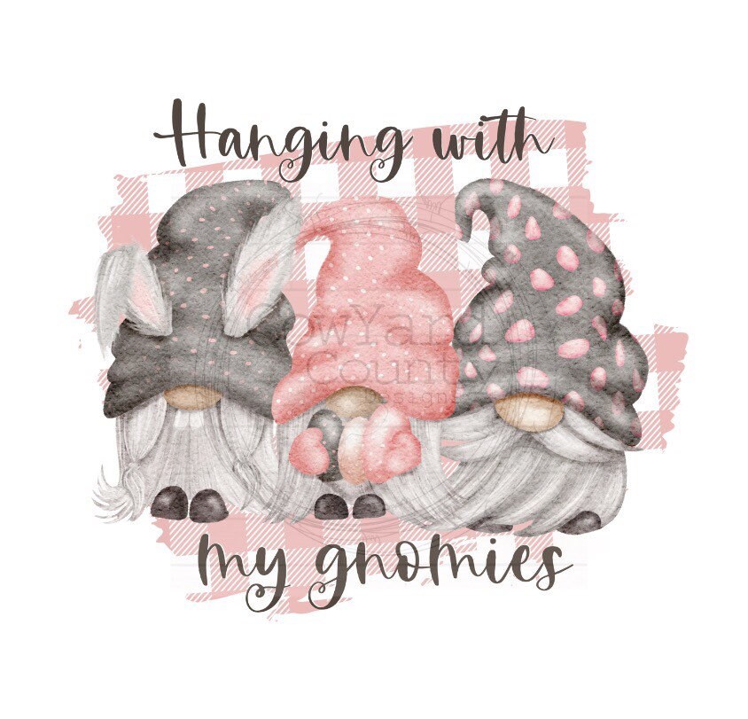 Hanging with my Gnomies Easter Gnome Spring Sublimation | Etsy