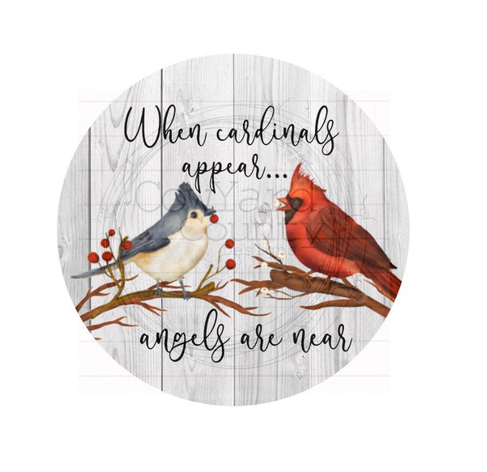 Cardinal Round Ornament Ornament Designs Christmas - Etsy Canada