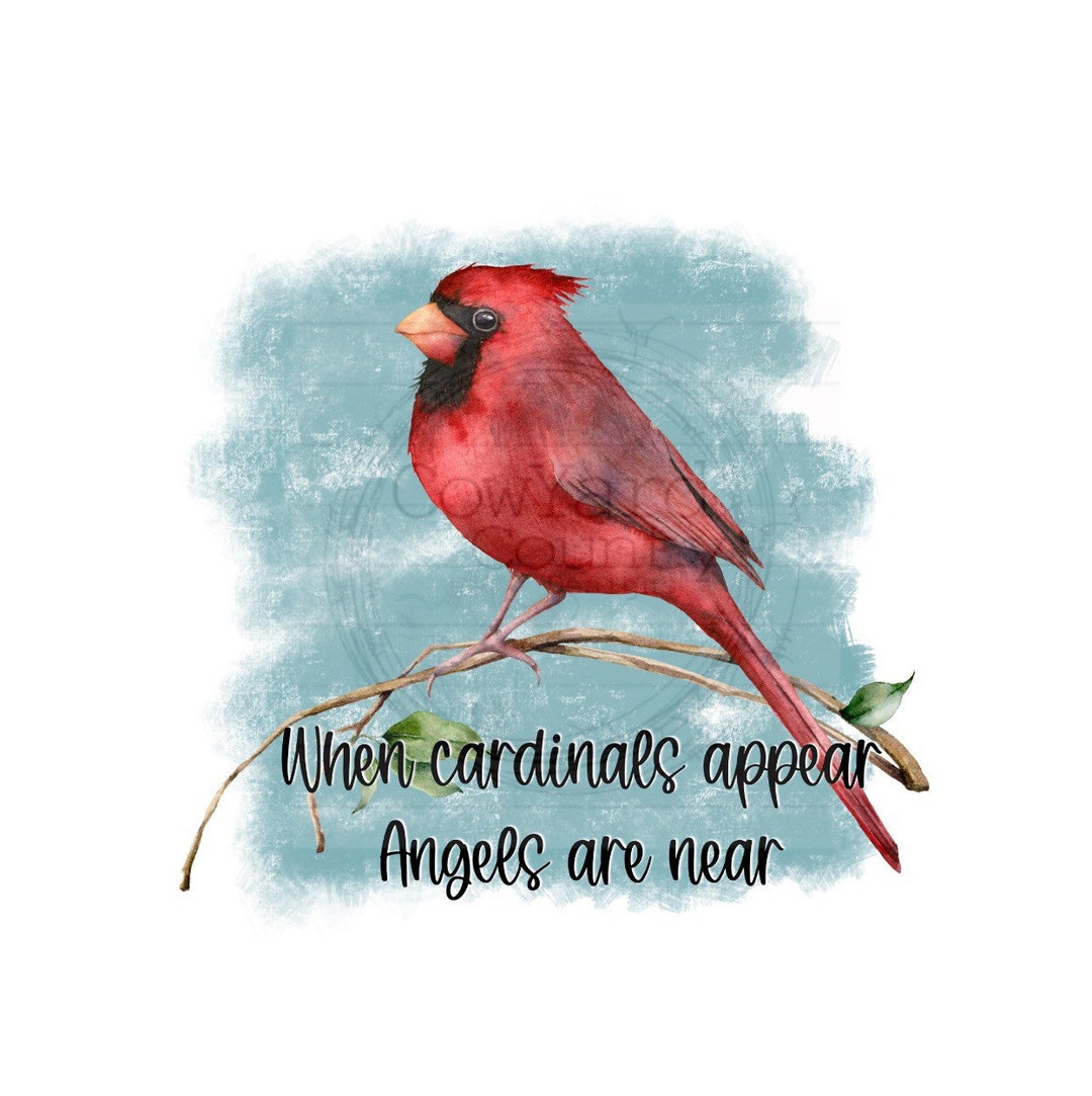 Cardinal Branch PNG, Cardinal Sublimation, Christmas Images, Christmas ...