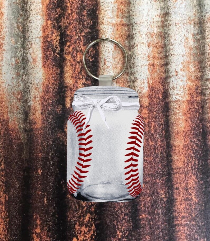 Baseball Mason Jar Key Chain Designs Key Chain Sublimation - Etsy