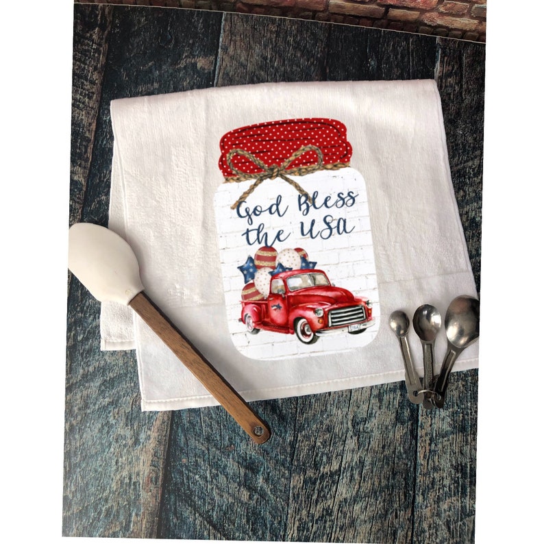 God Bless Red Truck Mason Jar Design Home Sublimation Images - Etsy