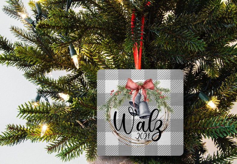 Christmas Wreath Square Ornament Ornament Designs Christmas - Etsy