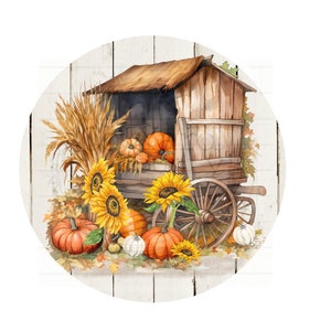 Fall Farm Stand Round Png, Fall Png, Fall Sublimation, Halloween ...