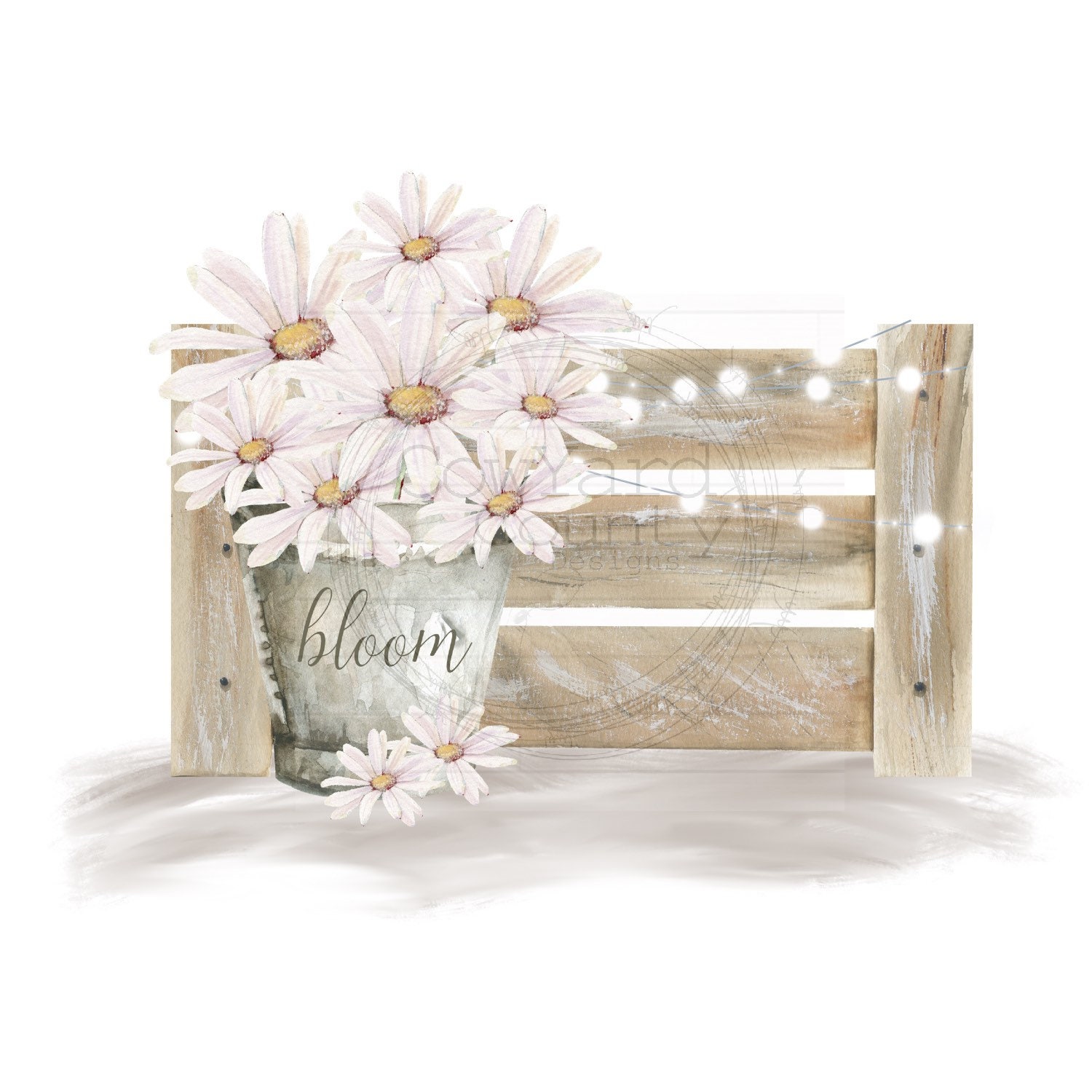 Daisy Crate Design Spring Sublimation Easter Sublimation | Etsy