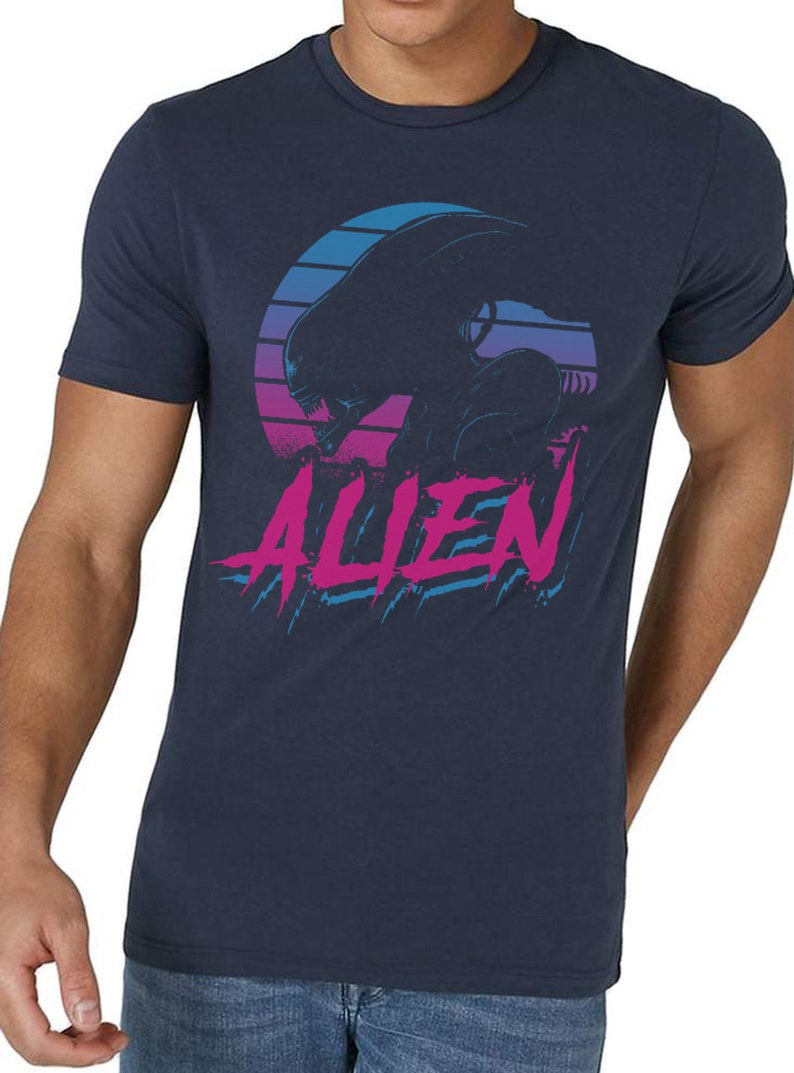 Alien T Shirt Retro Vintage Movie Film | Etsy
