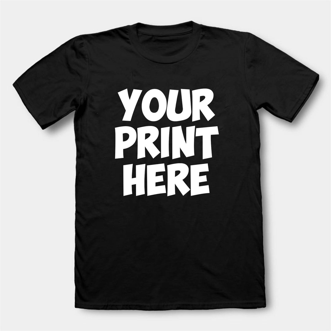 Camiseta de estampado personalizado personalizada - Etsy España
