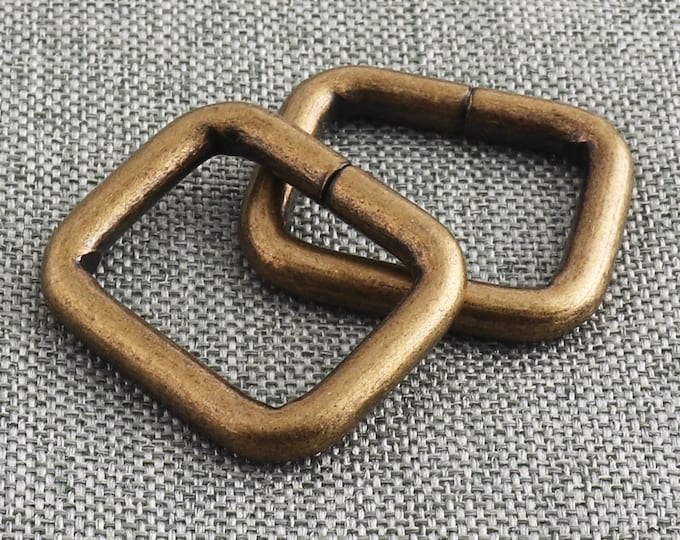 1 1/4 Metal Square Ring Antique Brass SQUARE RING SRG-120 - Etsy