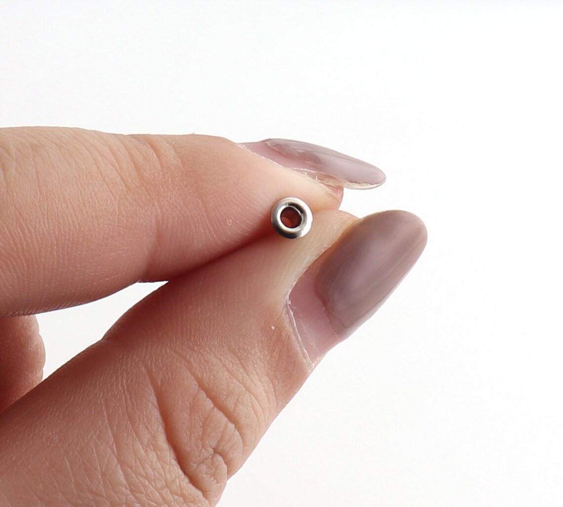 2mm Super Tiny Eyelet Silver Grommets 300pcs Small Eyelets for - Etsy
