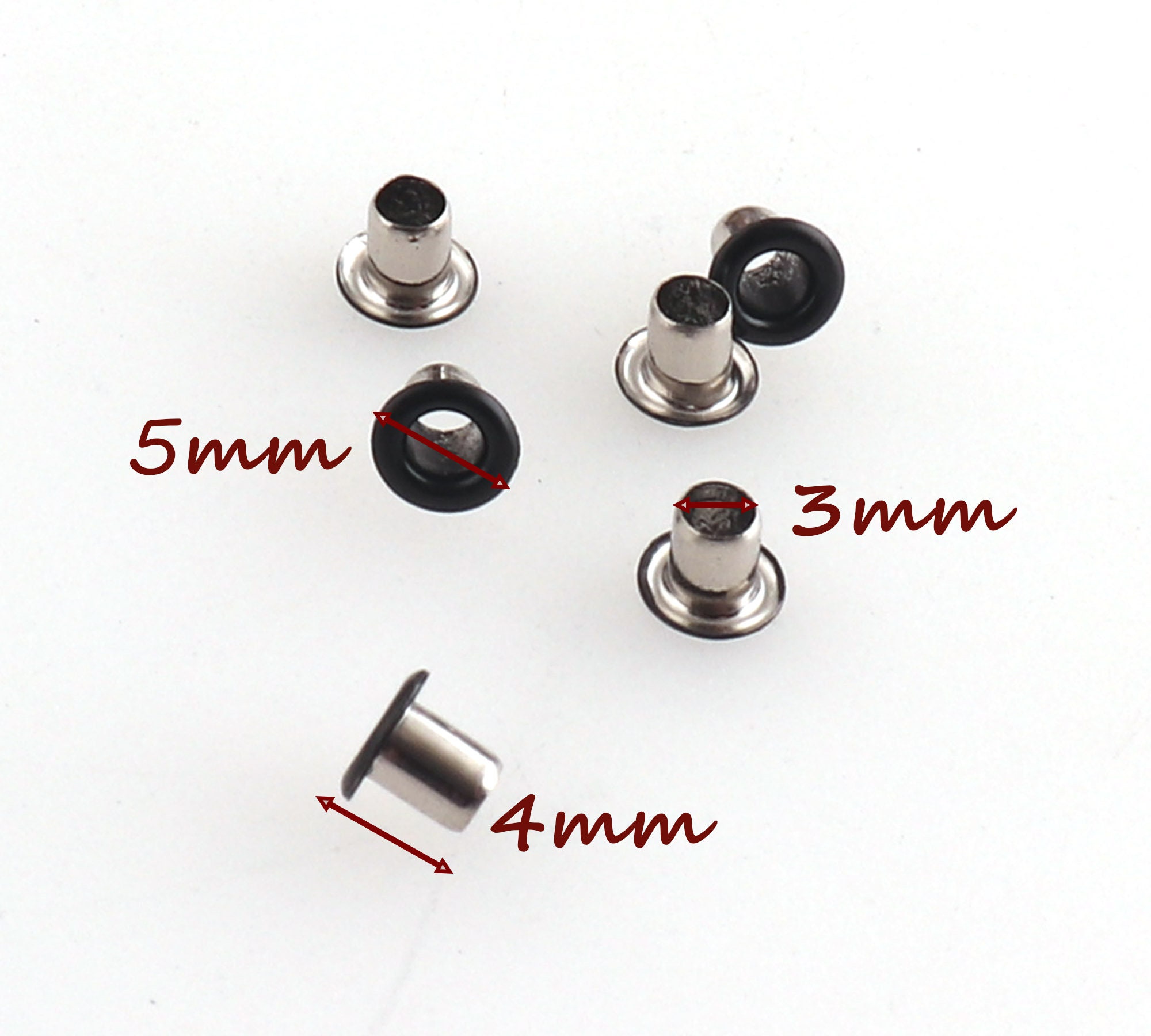 3mm Dark Black Tiny Mini Eyelet 300pcs Doll Clothes Sewing | Etsy