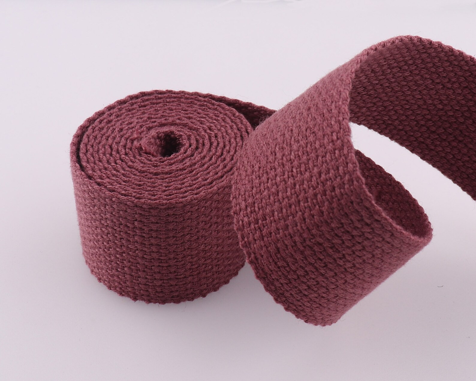 Fabric Strap Webbing Cotton webbing 1.25 Purple soft | Etsy