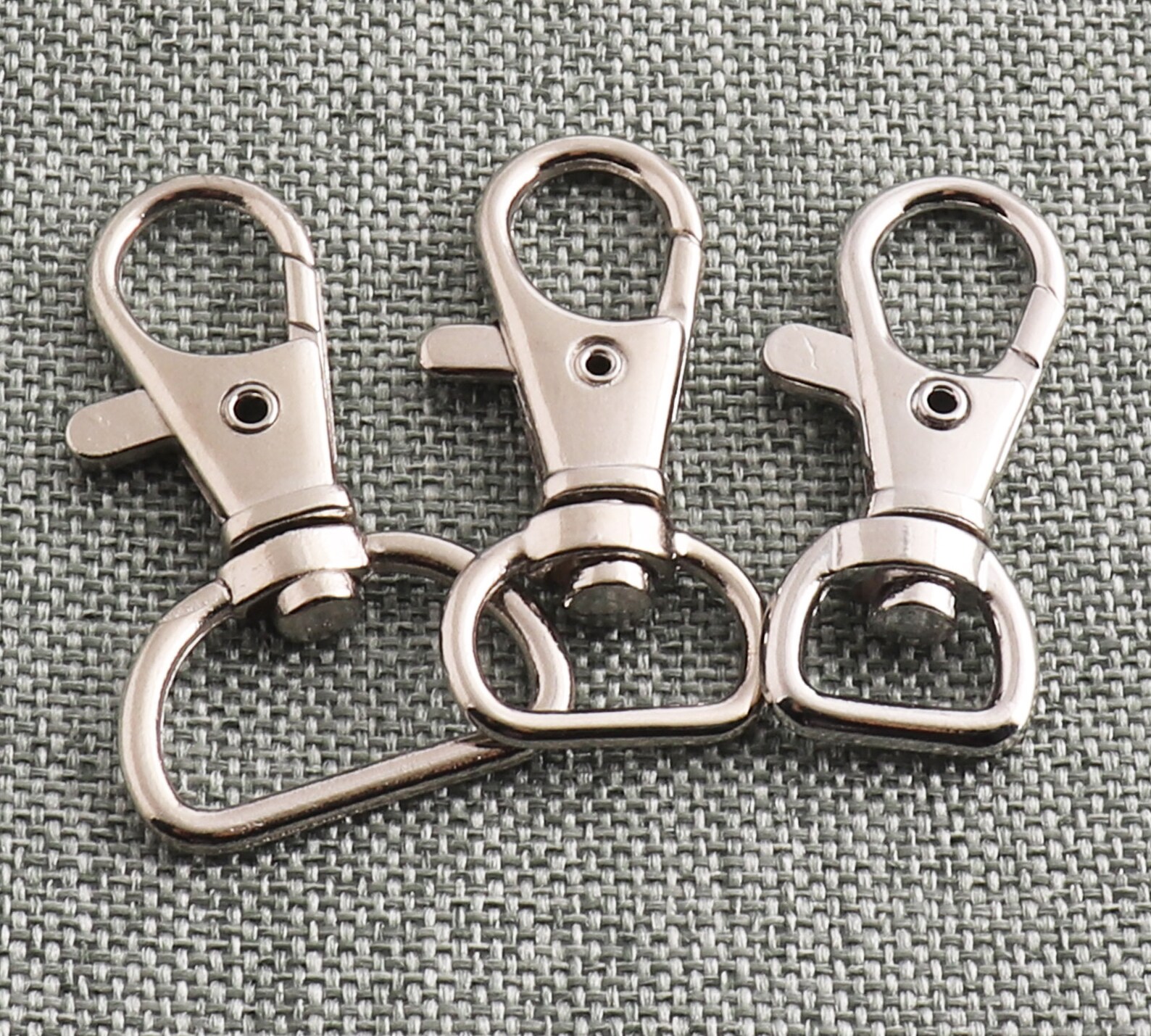 Sterling Silver Swivel Clasp CHOOSE YOUR SIZE Lobster Clasp | Etsy