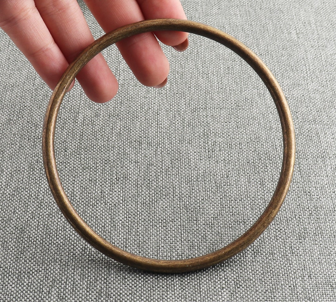 Antique Bronze O Ring Extra Large 90mm Metal O Buckle Heavy Duty O Ring ...