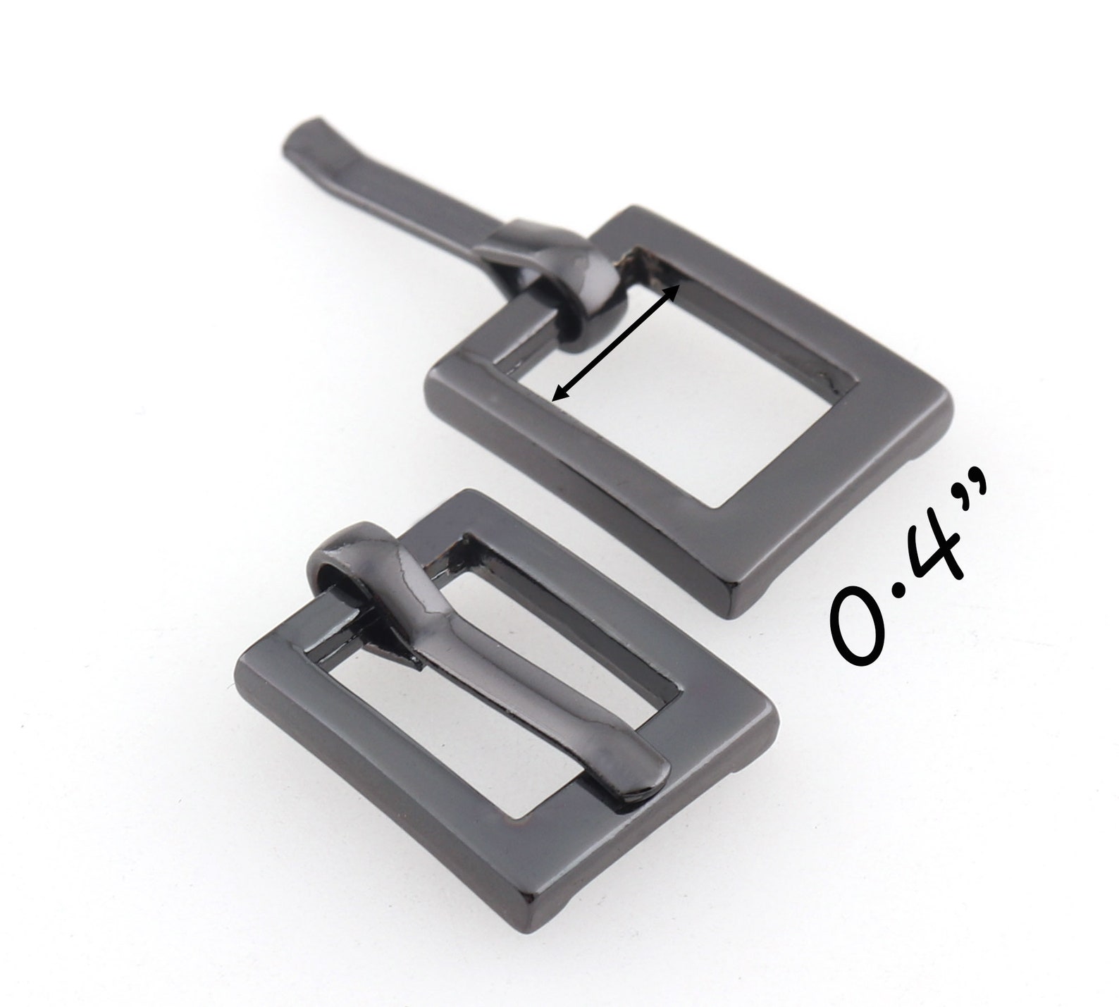 Gunmental Center Bar Buckle Pin Buckle Single Prong Belt - Etsy