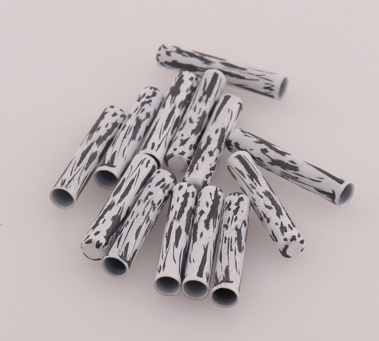 Shoelace Bullets Metal Aglets Black White Shoelace Tip - Etsy