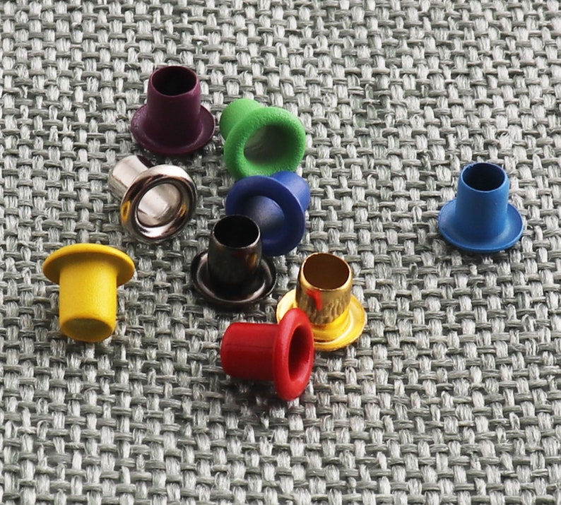 Colorful Grommets 2mm Eyelets 100pcs CHOOSE YOUR COLOR Small - Etsy