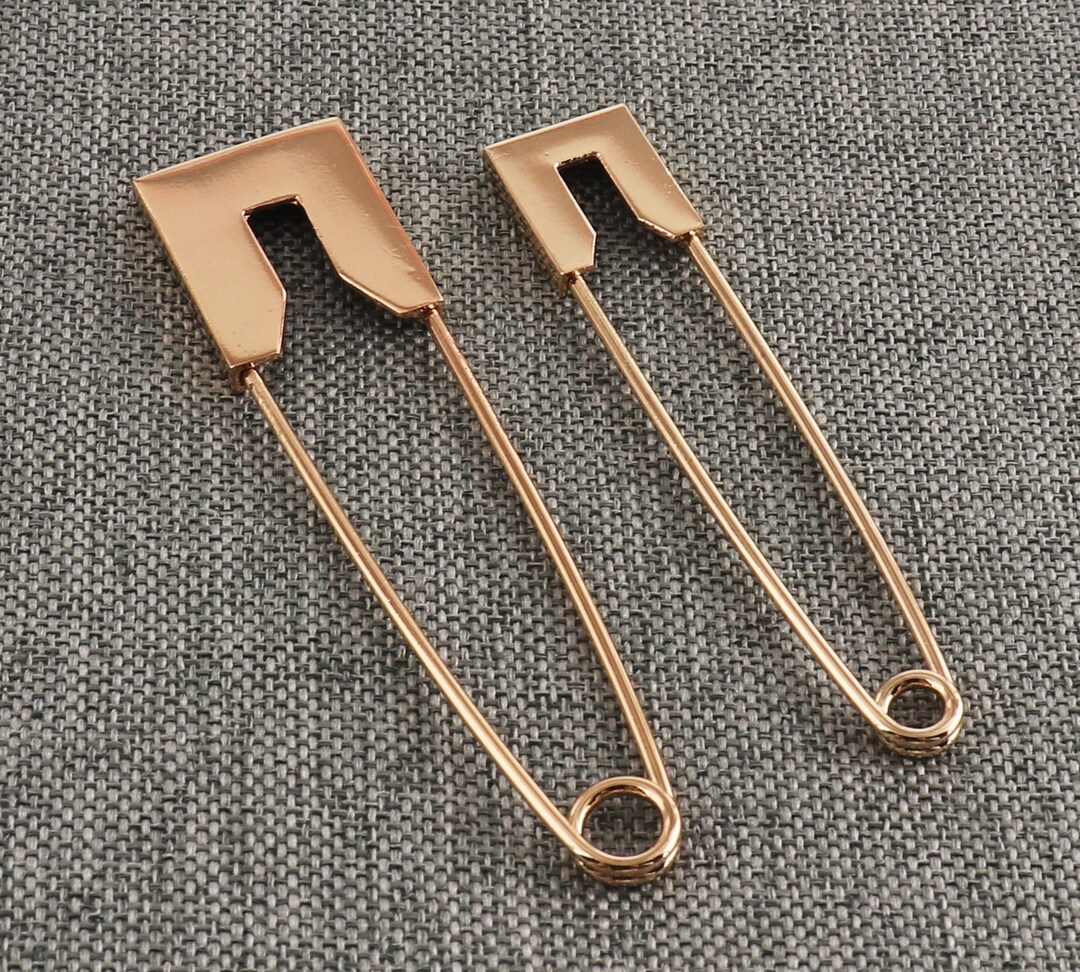 Gold Safety Pins Large Blanket Pins 70/80mm Metal Pins Jumbo Pins ...
