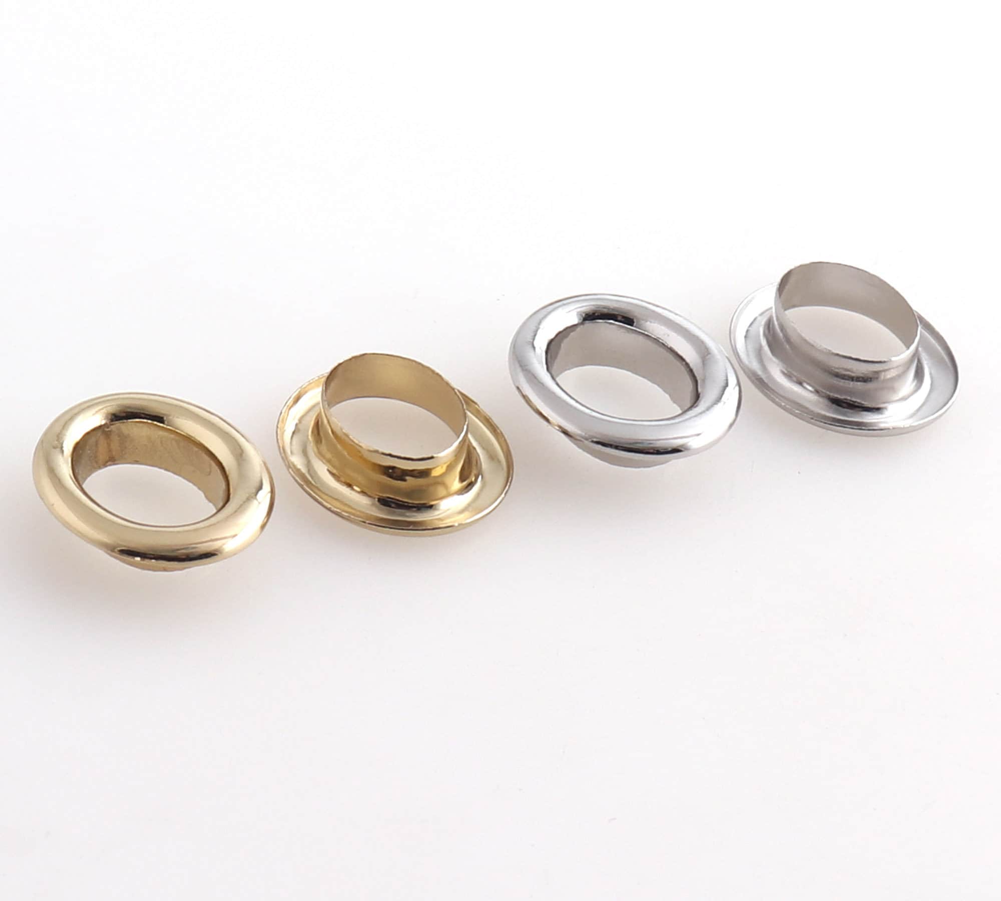 Eyelets 15mm Oval Grommets With Washers Gold/silver Brass - Etsy