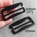 G Hook 2 Inch G Hook Black G Buckle Strap Slider Hooks G Hook Adjuster ...