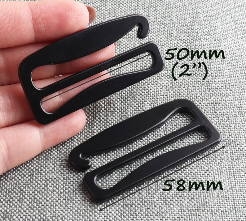 G Hook 2 Inch G Hook Black G Buckle Strap Slider Hooks G Hook Adjuster ...