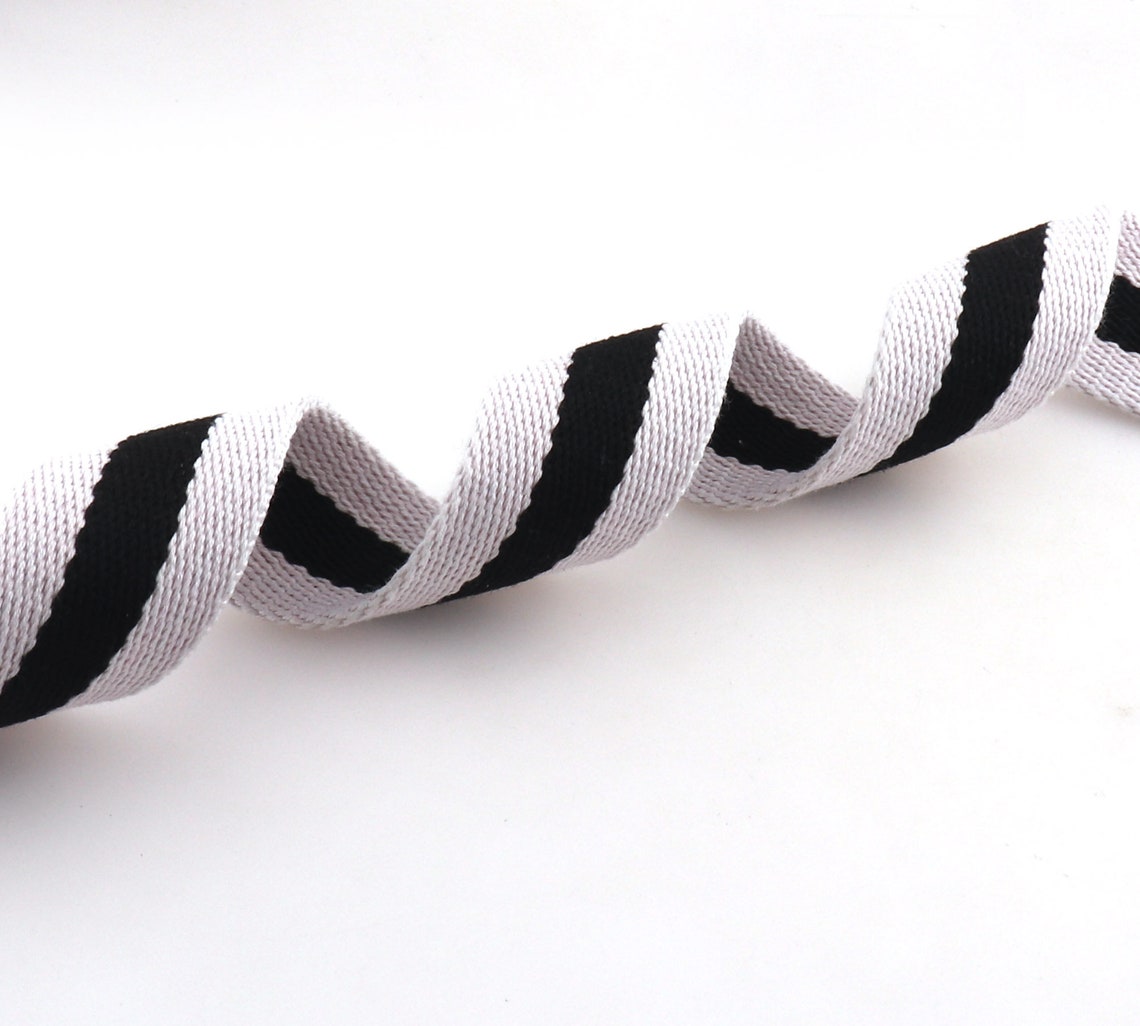 1.5 Webbing Cotton Webbing Knit Tape Ribbon Trim Black - Etsy