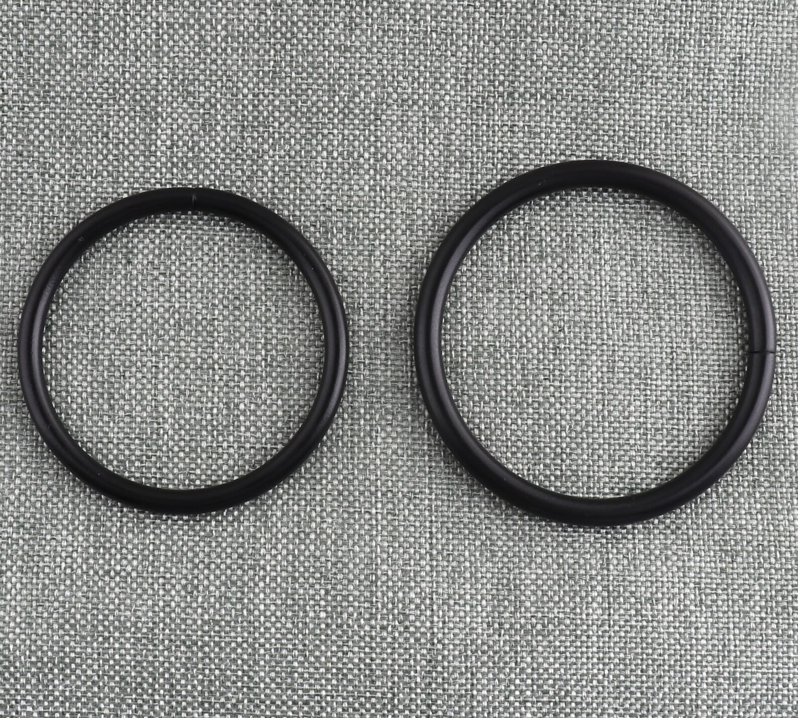 Black O Ring Non Welded 45/51mm Metal O-rings Open Round - Etsy