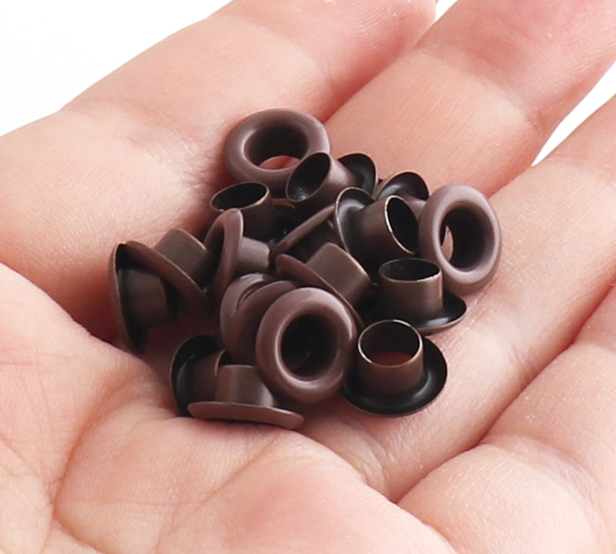 Grommets Metal Eyelets 5mm Inner With Washer Coffee Color Antique Brass ...