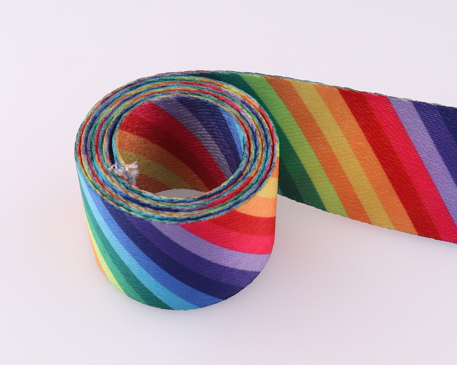 Stripe Webbing Colorful Strap 1.5 Rainbow Webbing Top | Etsy