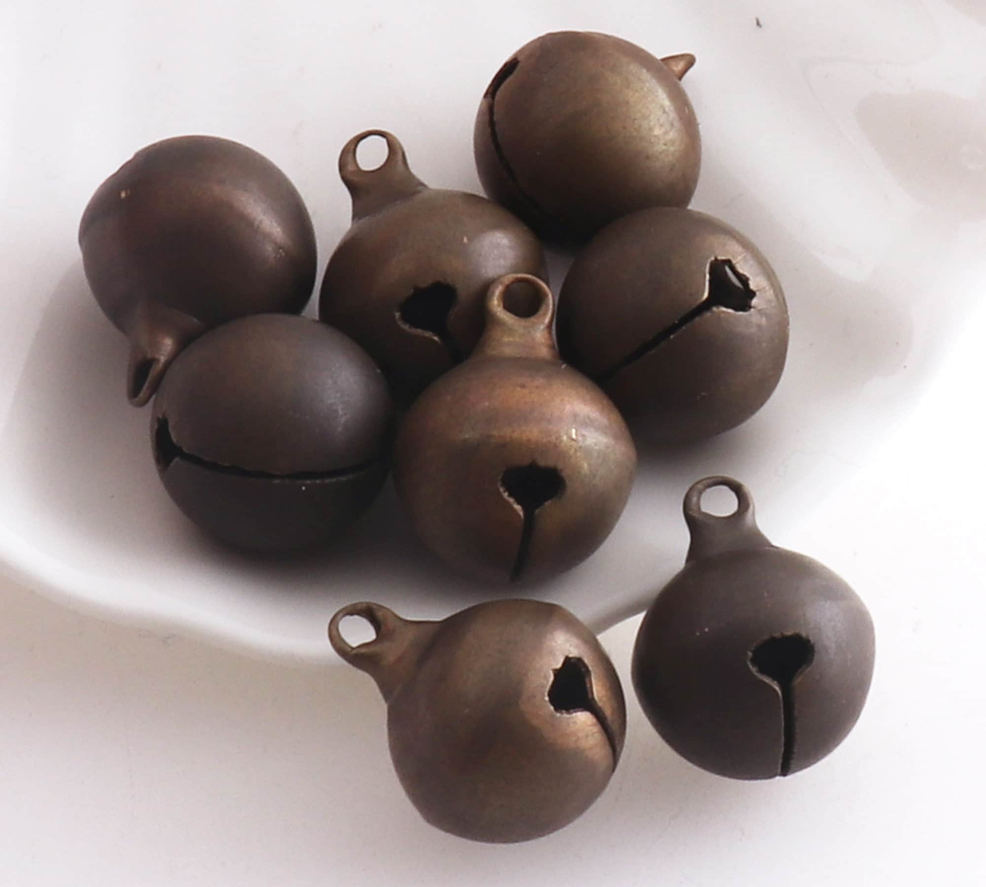 Antique Bronze Jingle Bell Vintage 15mm Bell Round Iron Jingle | Etsy