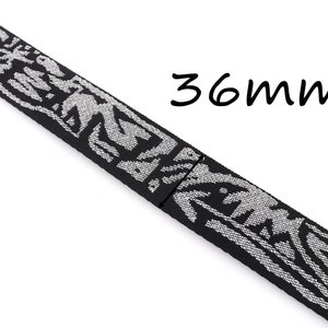 Jacquard Webbing,5 Yards Cotton Webbing Chinese Style Webbing Heavy ...