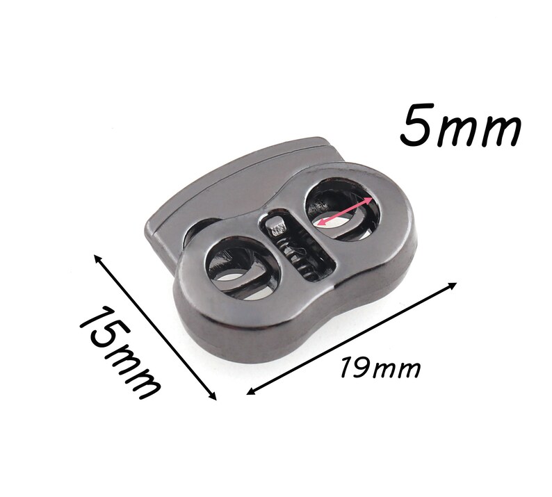 Cord Stopper Flat Rope Lock Spring Lock Cord Lock Metal Round - Etsy