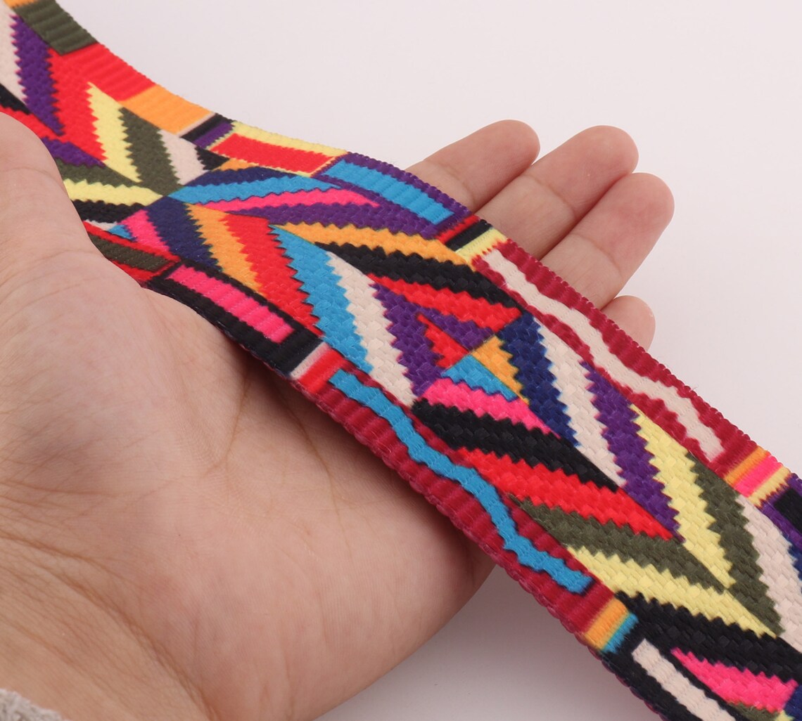 Webbing Belt by the Yards Webbing Strap 2" Colorful Webbing Key Fob ...