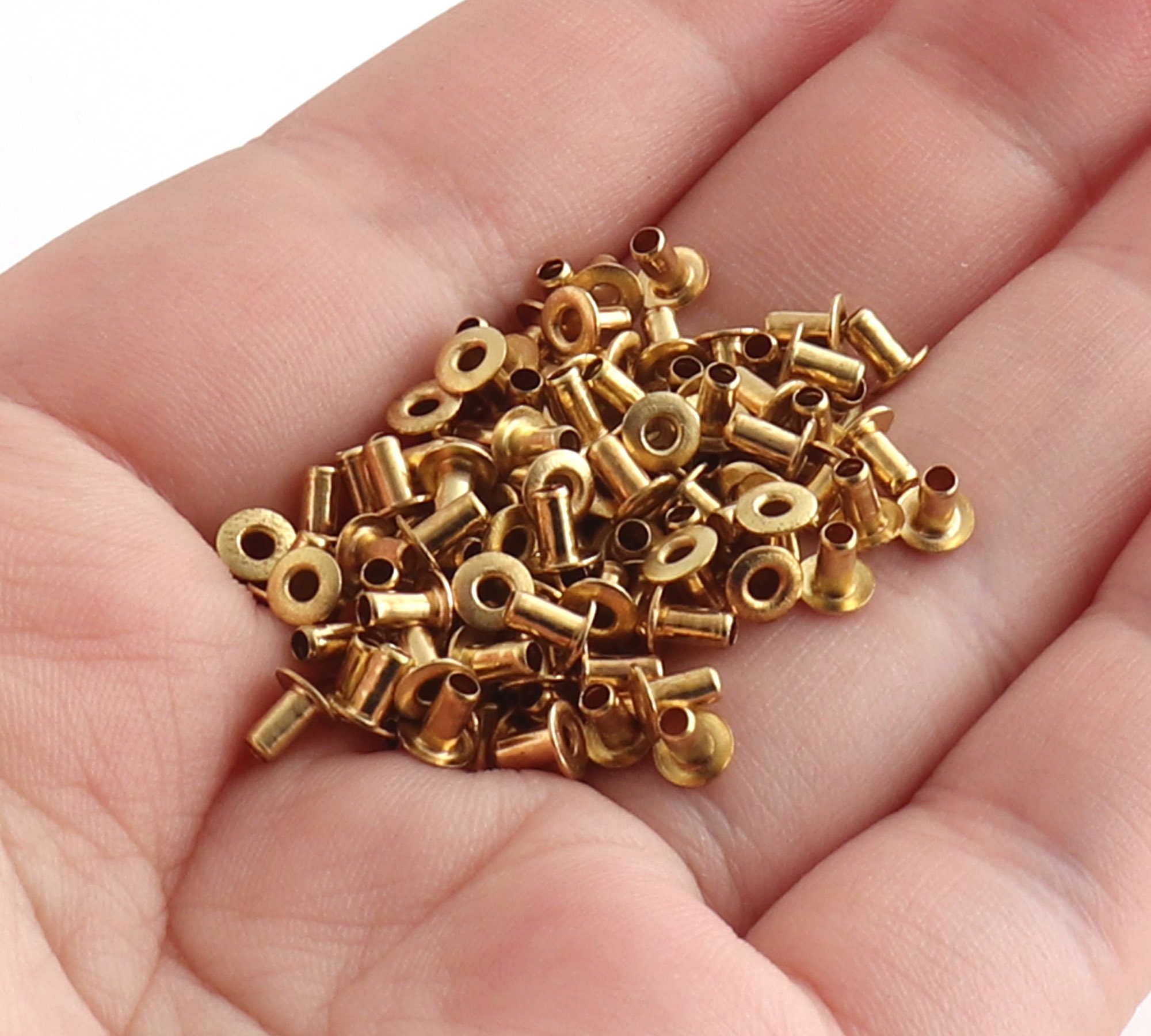 Grommets Metal Eyelets 1mm Gold Color Super Tiny Mini Eyelet - Etsy