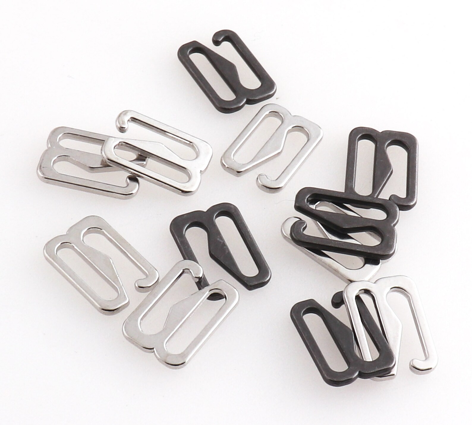 Bra Strap Slider Hooks in Silver/gunmetal 3/8 Inch G Hooks - Etsy