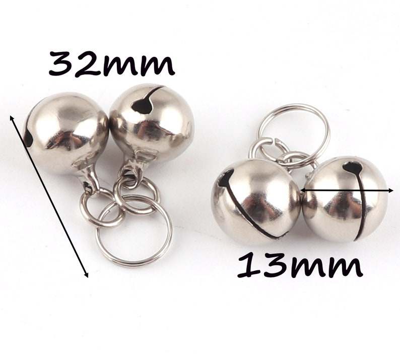Silver Jingle Bell With Jump Rings 13mm Small Bells Bulk Bells - Etsy