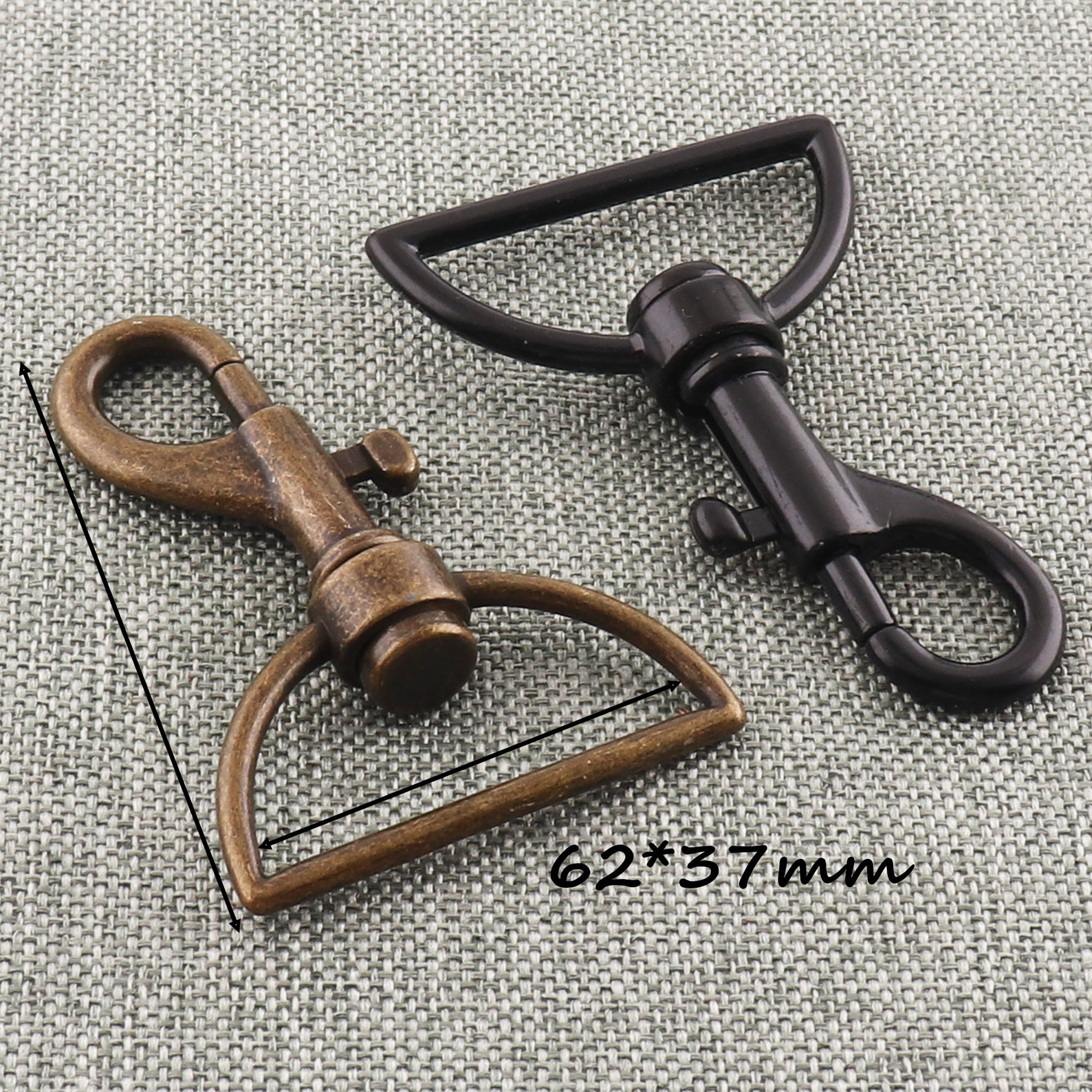 Snap Hook Metal Swivel Clasp 1.5 Heavy Duty Trigger Clip - Etsy