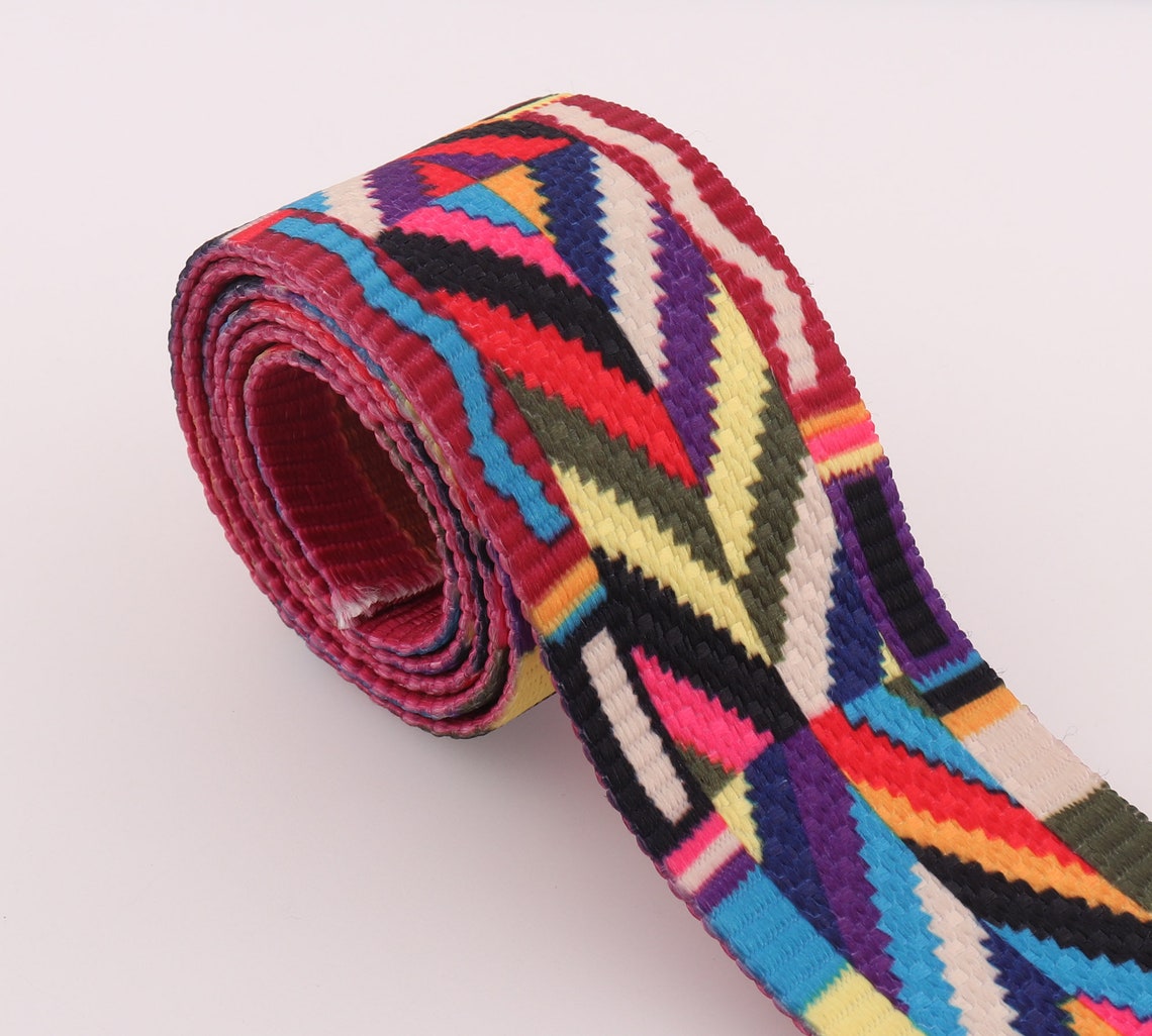 Webbing Belt by the Yards Webbing Strap 2" Colorful Webbing Key Fob ...