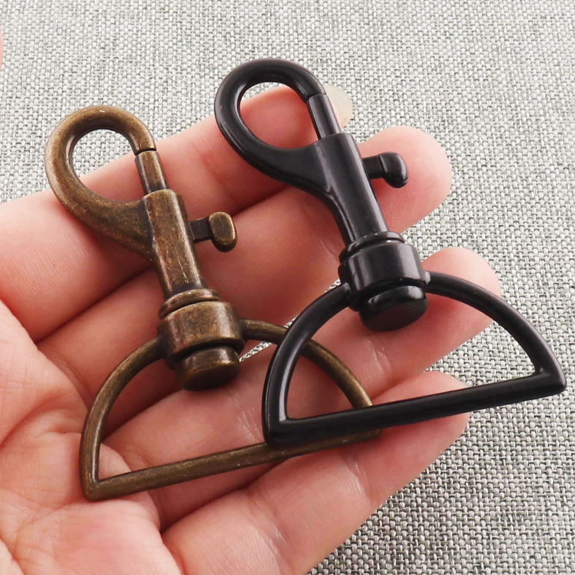 Snap Hook Metal Swivel Clasp 1.5 Heavy Duty Trigger Clip - Etsy