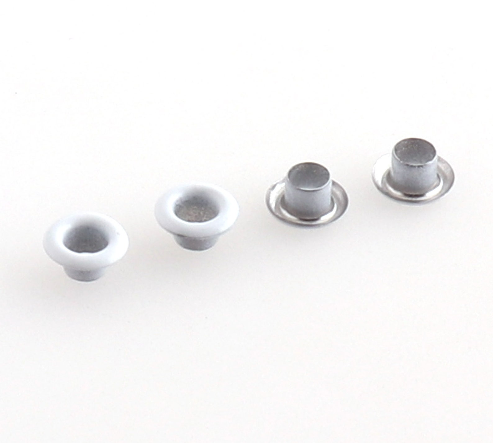 Metal Round Eyelets Small Grommets 4mm Inner White Eyelets For | Etsy