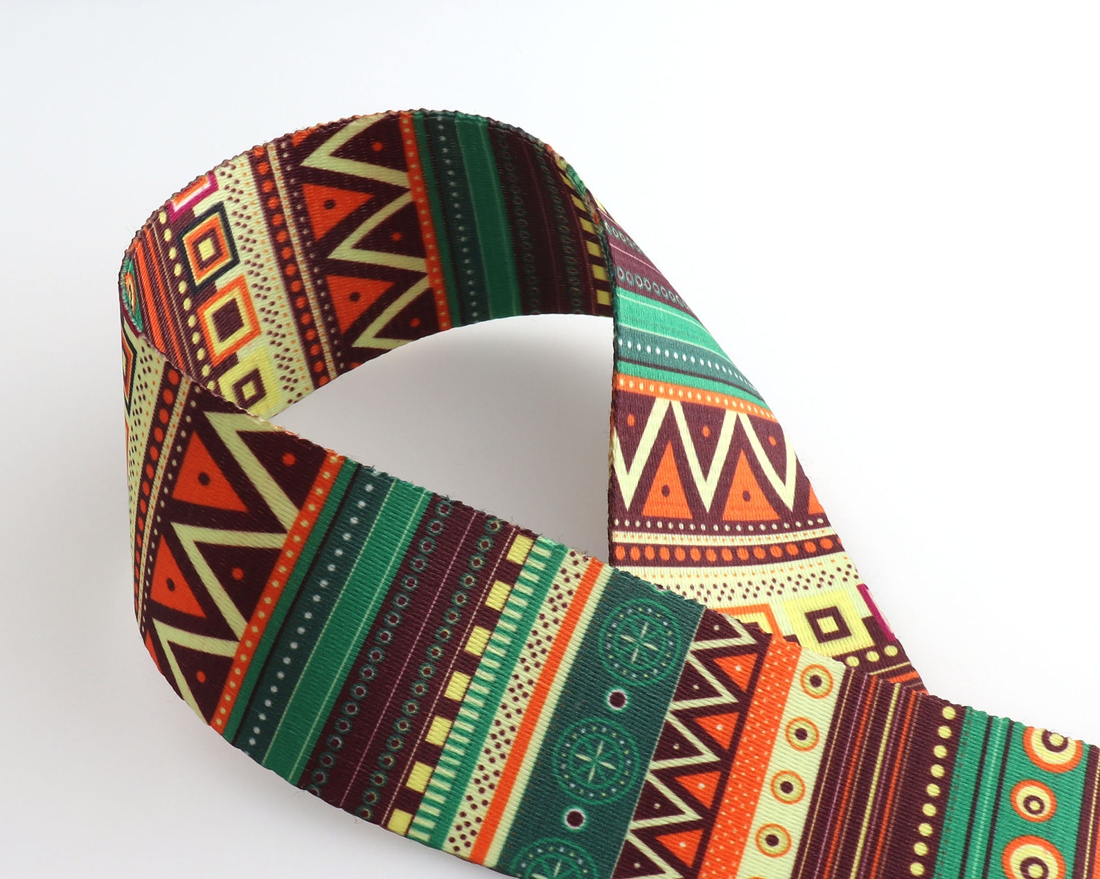 Webbing 3 Yards Colorful Jacquard Webbing Chinese Style 2" Strap Bag ...