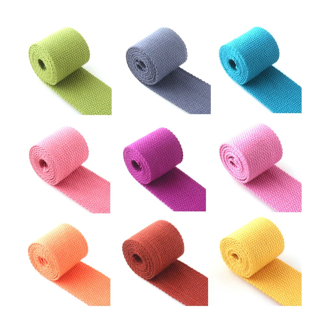 Cotton Webbing Heavy Duty Bag Handles 1.5 Inch Purse Strap for Tote Bag ...