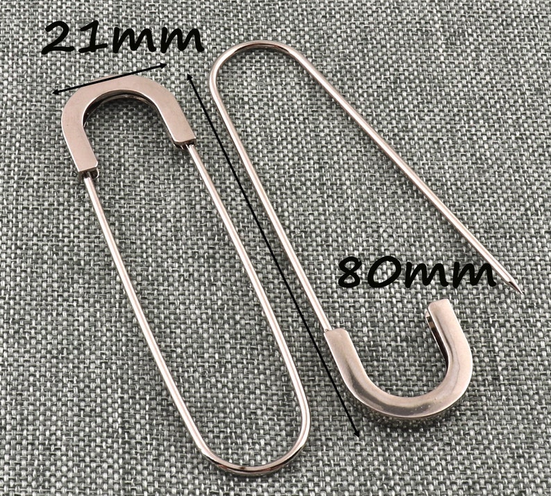 Large Safety Pins Metal Brooch Kilt Pins Blanket Pins Brooch | Etsy